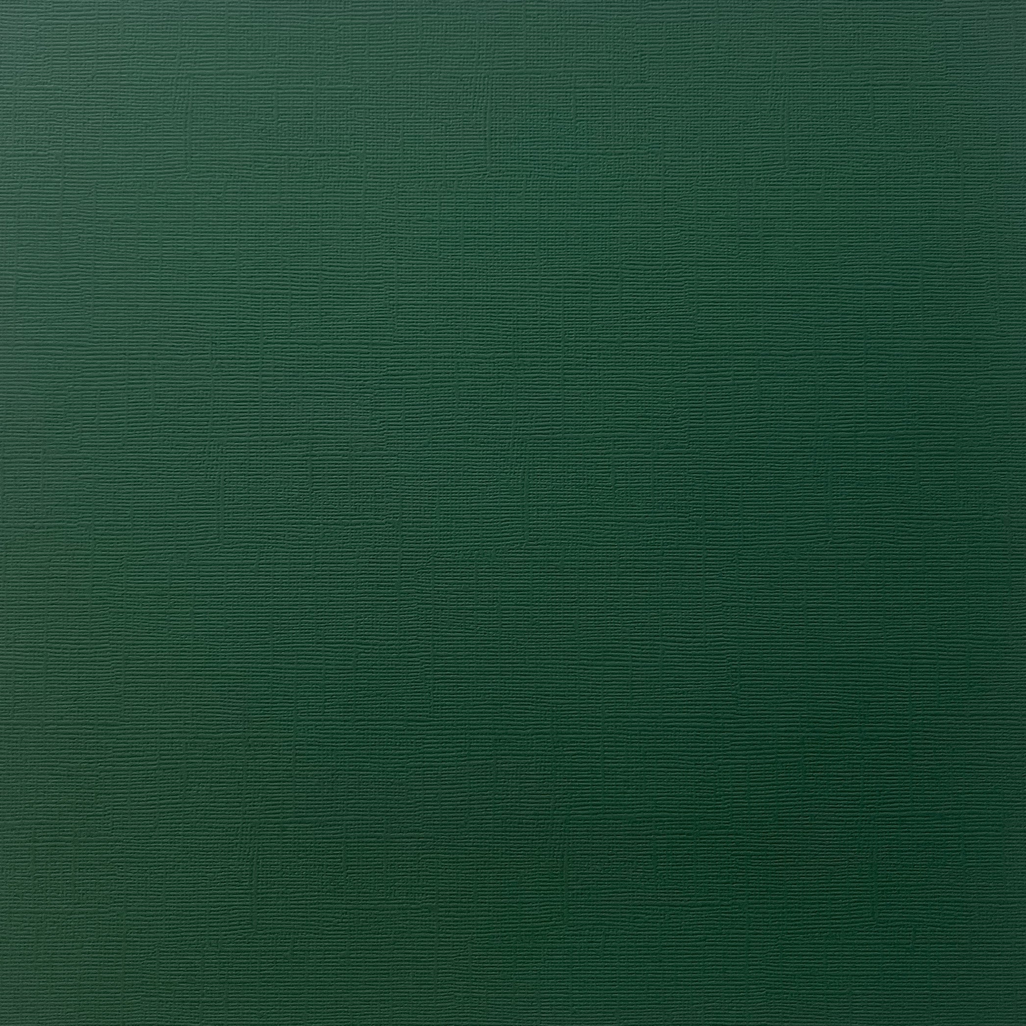 GREEN WREATH 12x12 Textured Dark Green Cardstock - Encore Paper
